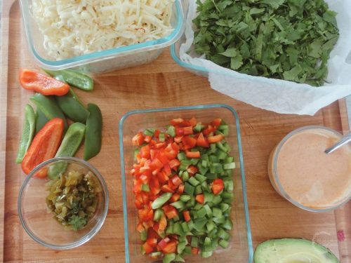 Meal Prep-able Deconstructed Taco Recipe - Healthfully Rooted Home