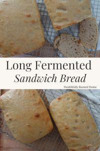 Long Fermented Sandwich Bread - Healthfully Rooted Home