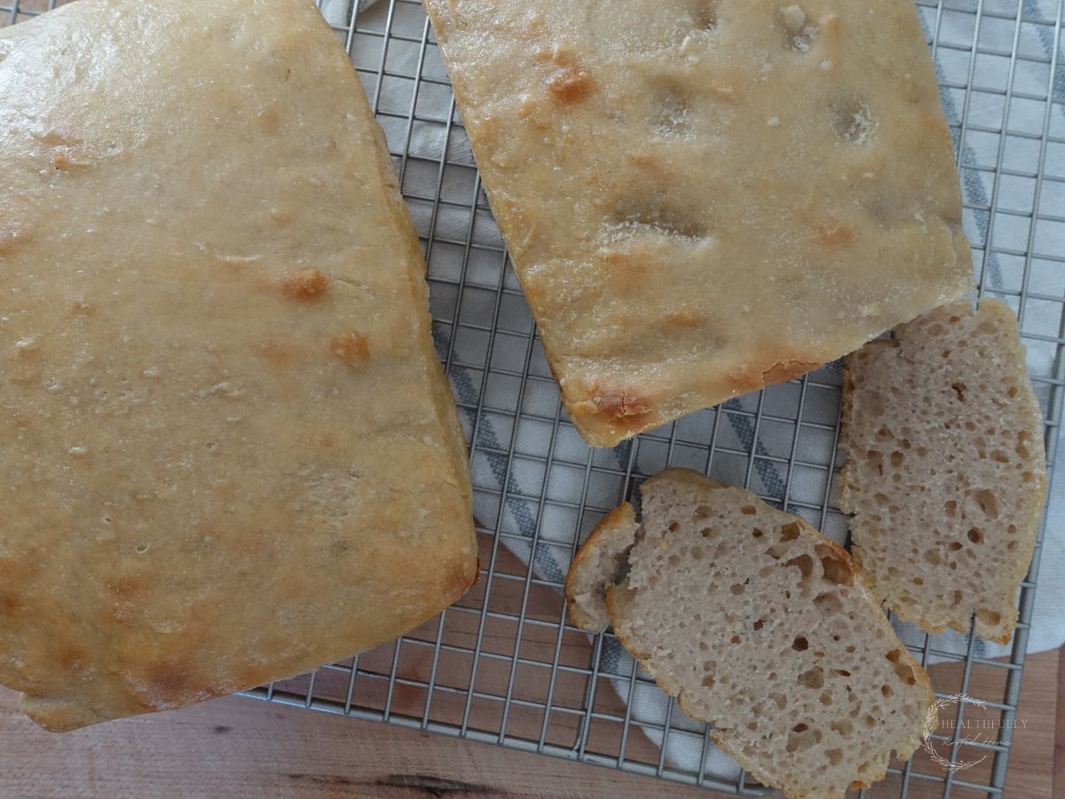 Long Fermented Sandwich Bread - Healthfully Rooted Home
